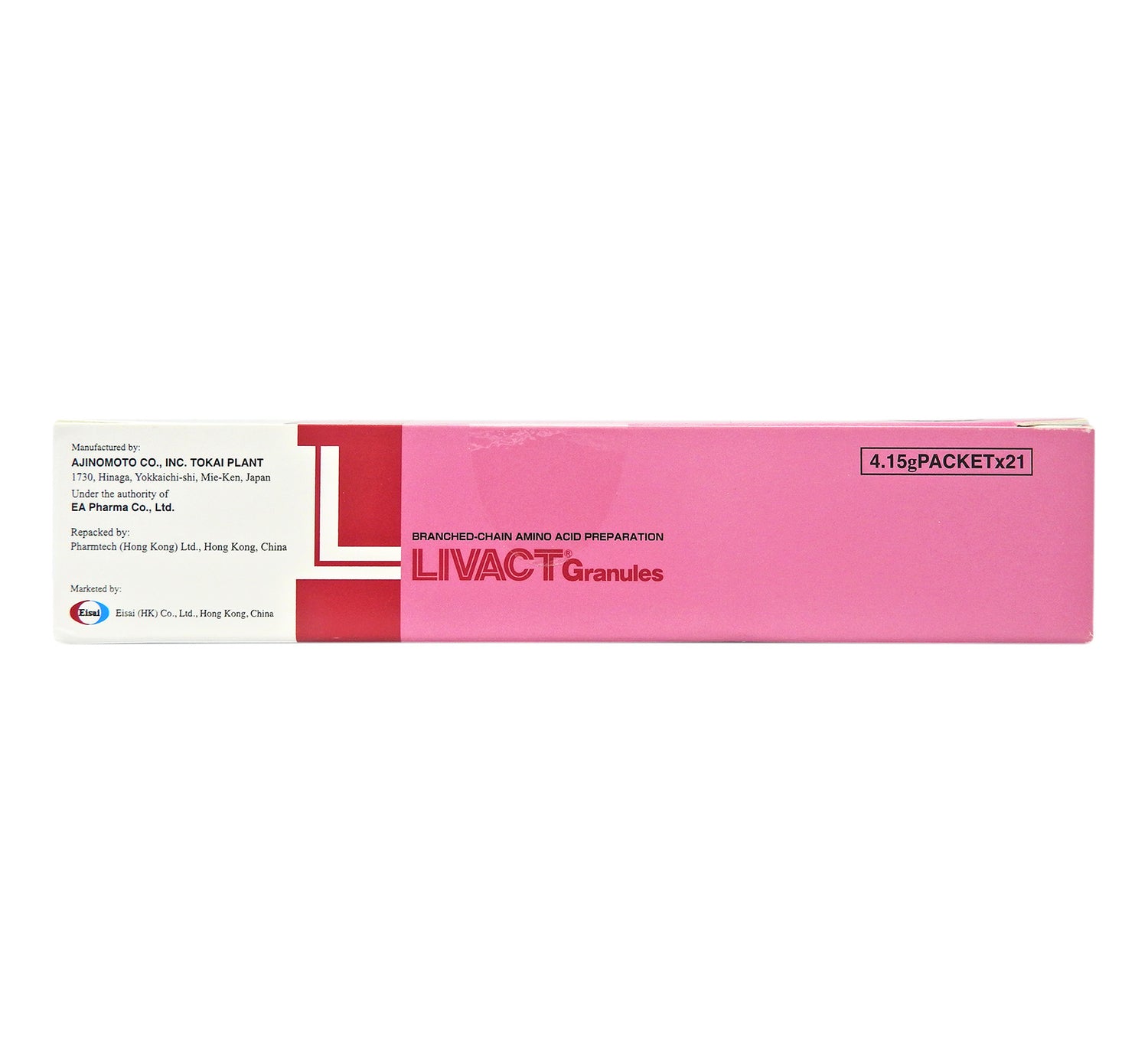 LIVACT - 列維通 肝臟補充劑 4.15克 x 21包 #42585 – Living with Vanus