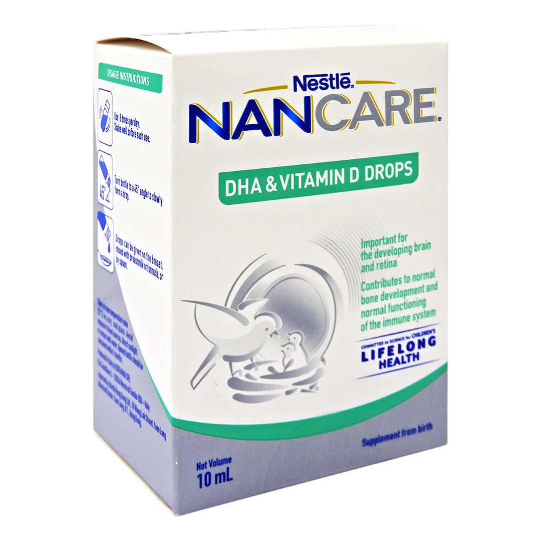 雀巢 - NANCARE 萃乳全護營養素 [維他命D & DHA滴劑] 10ml #58368 – Living with Vanus